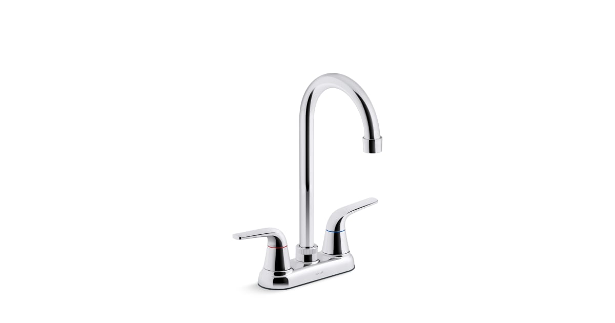 Kohler K-30617-CP Jolt 1.5 GPM Widespread Kitchen Faucet - Includes ...