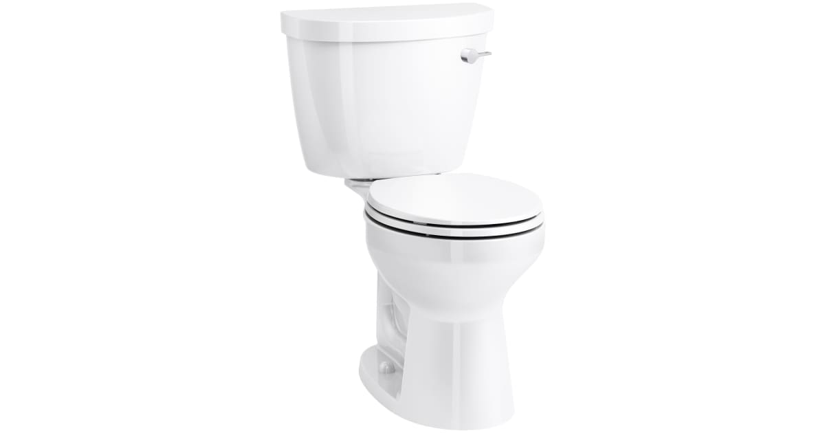 Kohler K-31640-RA-0 Cimarron 1.6 GPF Two Piece Round Chair Height ...