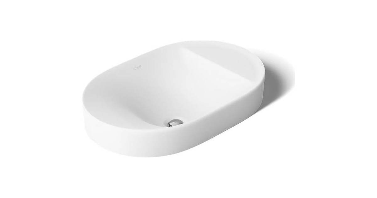 Kohler K-31703-0 Chalice 22-13/16" Oval Vitreous China Vessel Bathroom ...