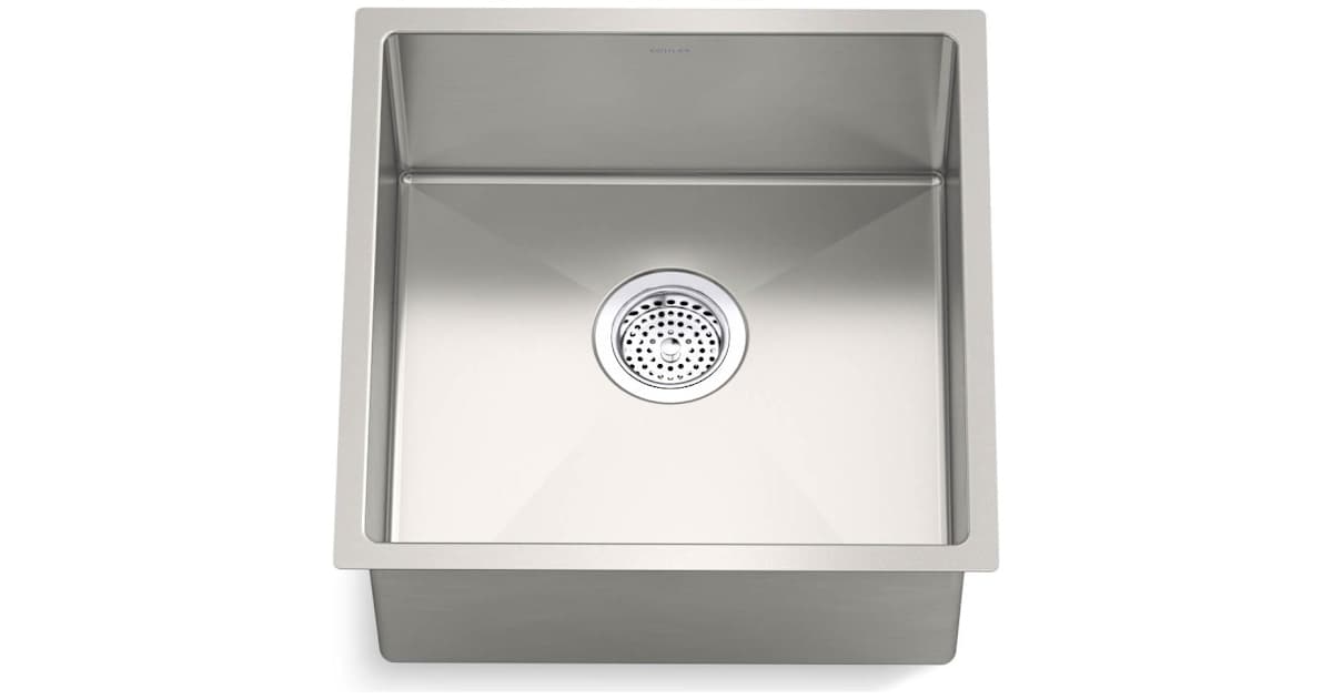 Kohler K-33152-NA Strive 18-5/16" Undermount Single Basin Stainless ...