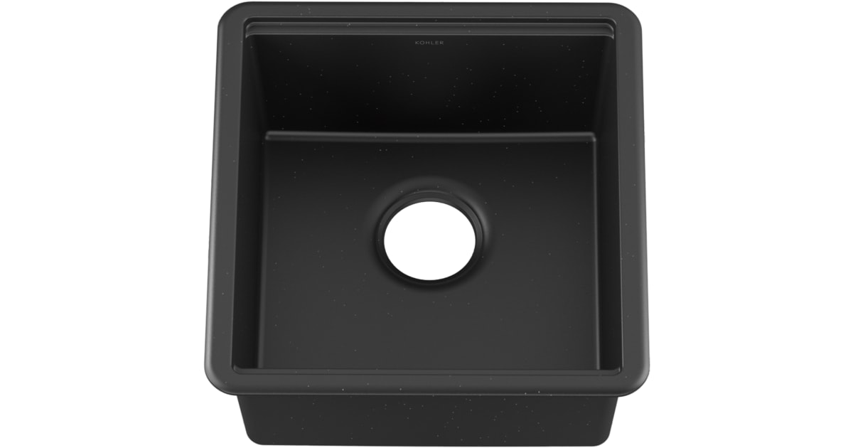 Kohler K-33711-PC-CM1 Billings 17-1/2" Undermount Single Basin Stone ...