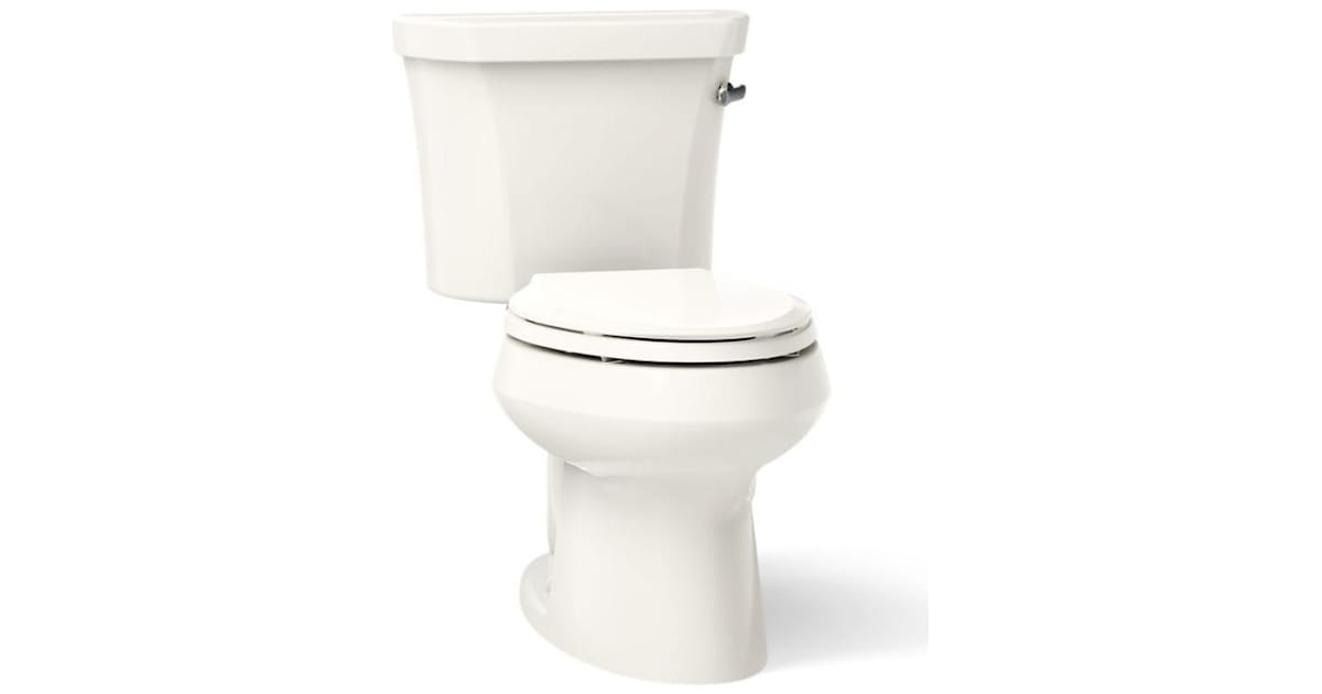 Kohler K-3978-RA-96 1.6 GPF Two-Piece Elongated Toilet with 12" Rough ...