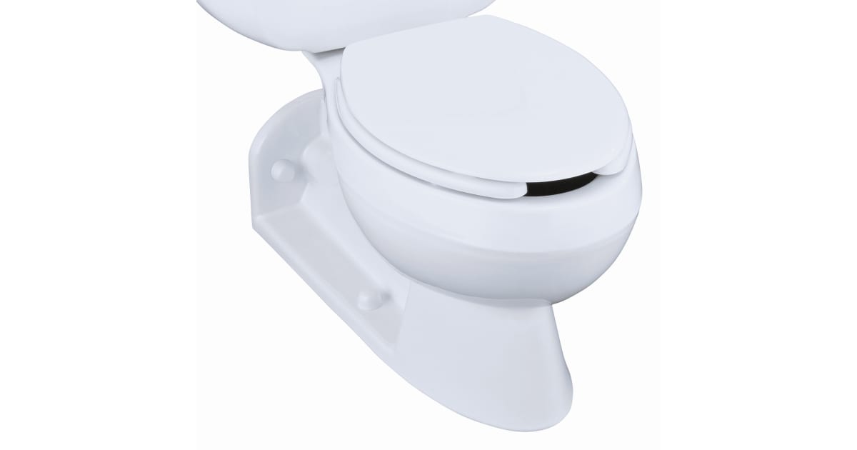 Kohler K-4327-SS-0 Barrington Elongated Toilet Bowl Only - Less Seat ...