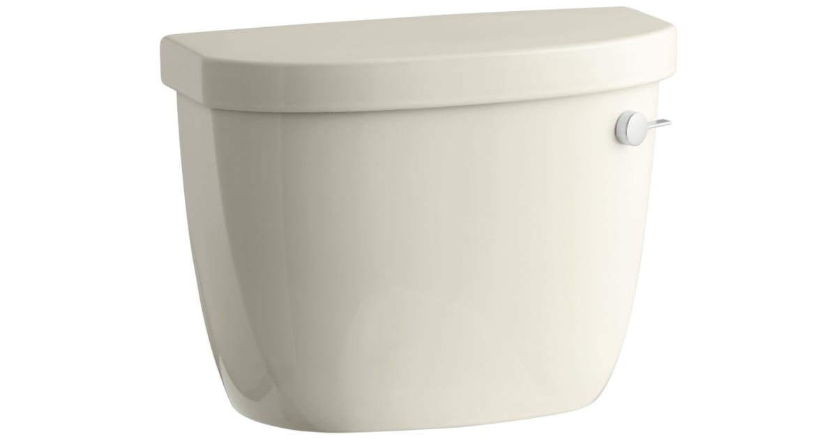 Kohler K-4418-RA-47 Cimarron 1.6 GPF Toilet Tank Only with Right Hand ...