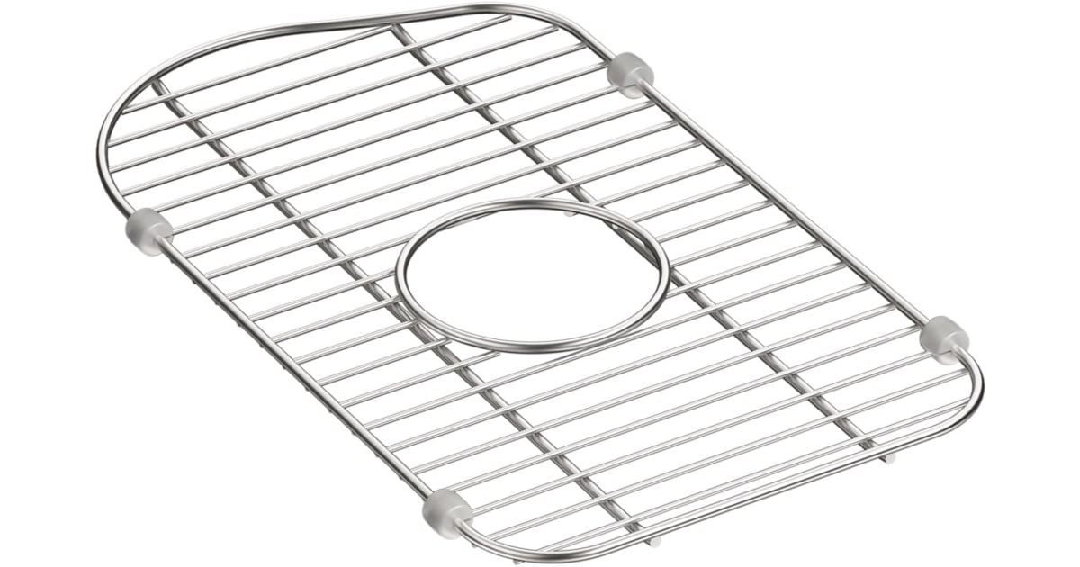 Kohler K-5111-ST Staccato Stainless Steel 9-5/8" x 15-7/8" Basin Rack ...