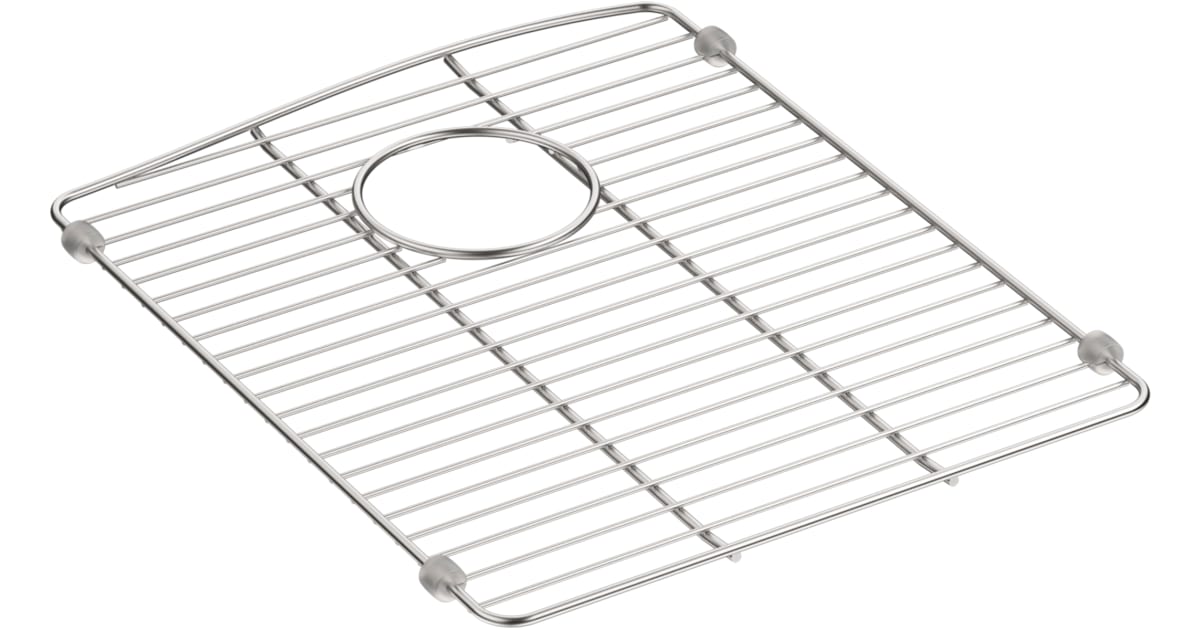Kohler K-5186-ST Kennon 13-5/8" L x 16-1/2" W Stainless Steel Basin ...