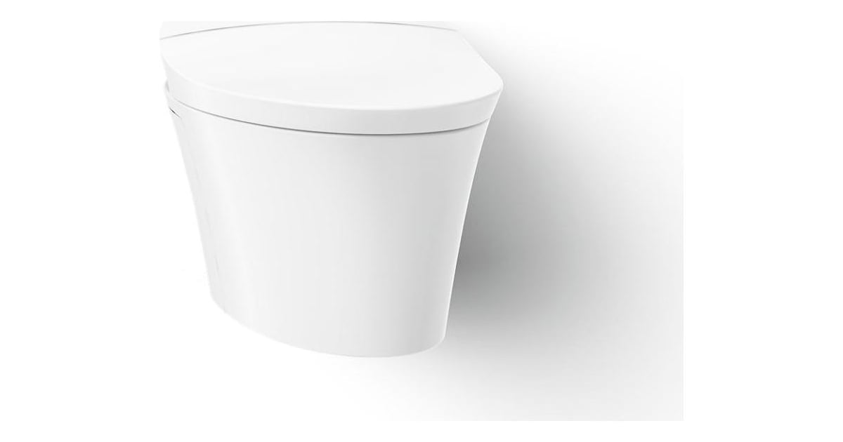Kohler K-5402-0 Veil One-Piece Elongated Dual-Flush Smart Toilet with ...