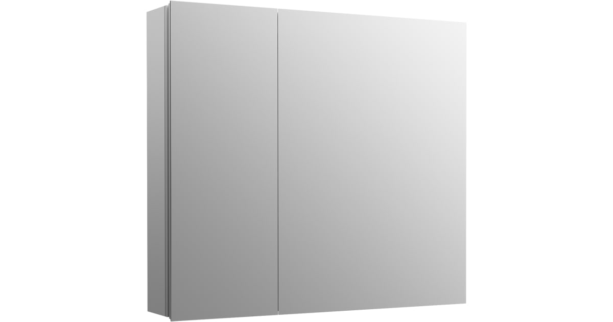 Kohler K-56004-NA Embark 30-1/16" x 26" Frameless Double Door Medicine ...