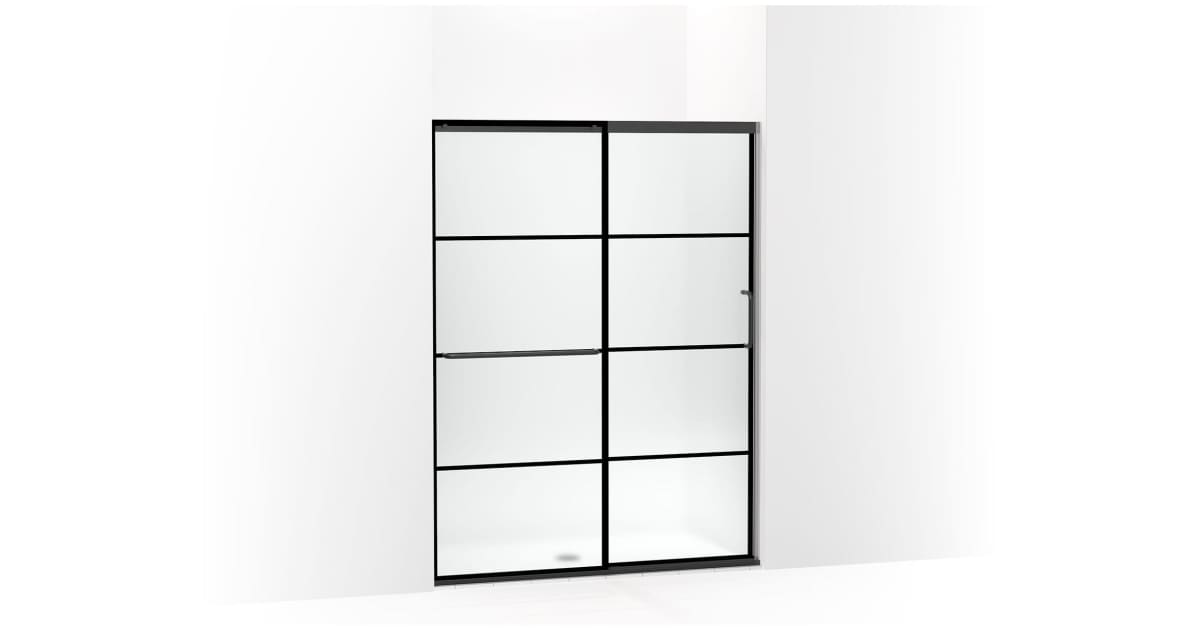 Kohler K-707607-6G80-BL Elate 70-1/2" High x 53-5/8" Wide Sliding ...