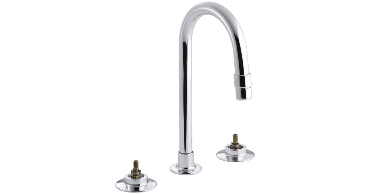 Kohler K-7313-KNE-CP Triton 0.5 GPM Widespread Bathroom Faucet with ...