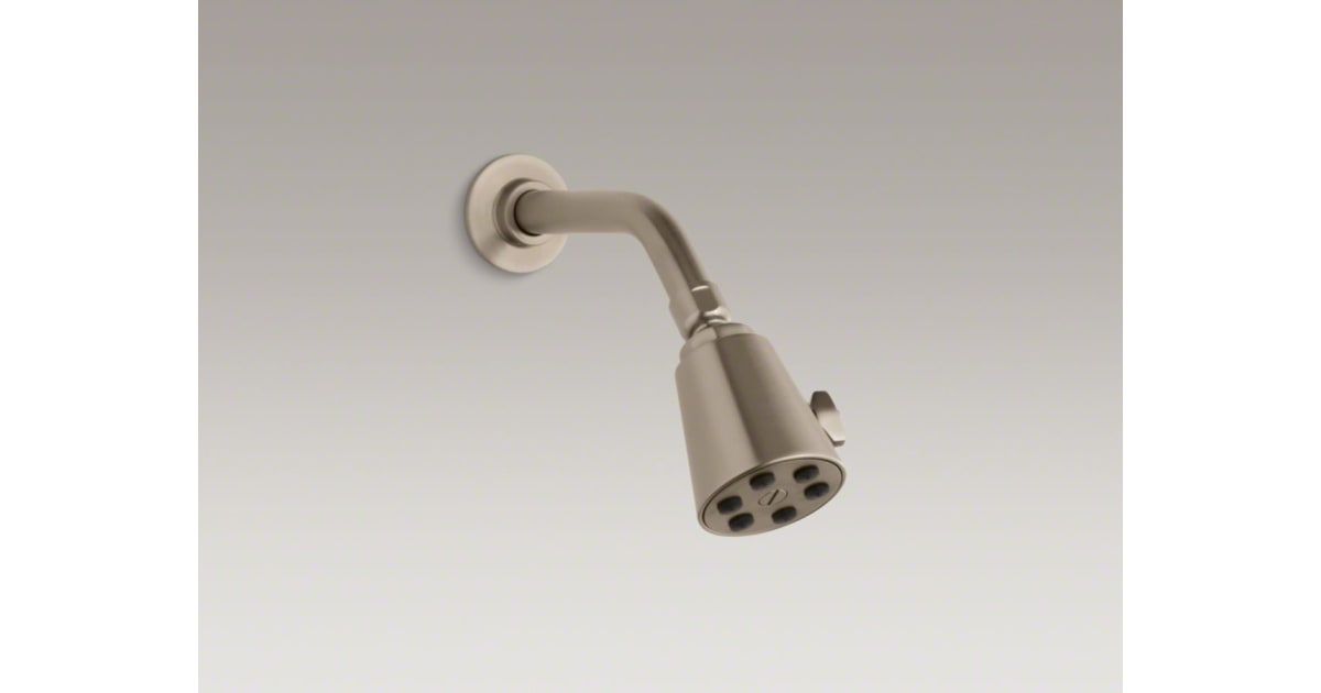 Kohler K-7351-BV Traditional City Club Adjustable Single Function ...