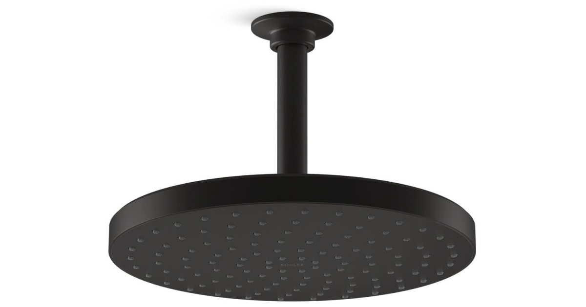 Kohler K-76465-G-BL Awaken Round 10" Single Function 1.75 GPM Rainhead ...