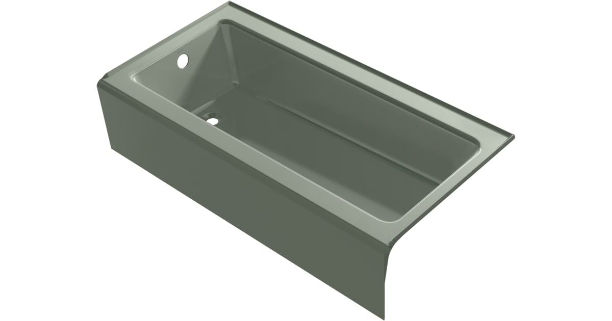 Kohler K-837-42 Bellwether 60" Alcove Soaking Tub with Left Drain ...