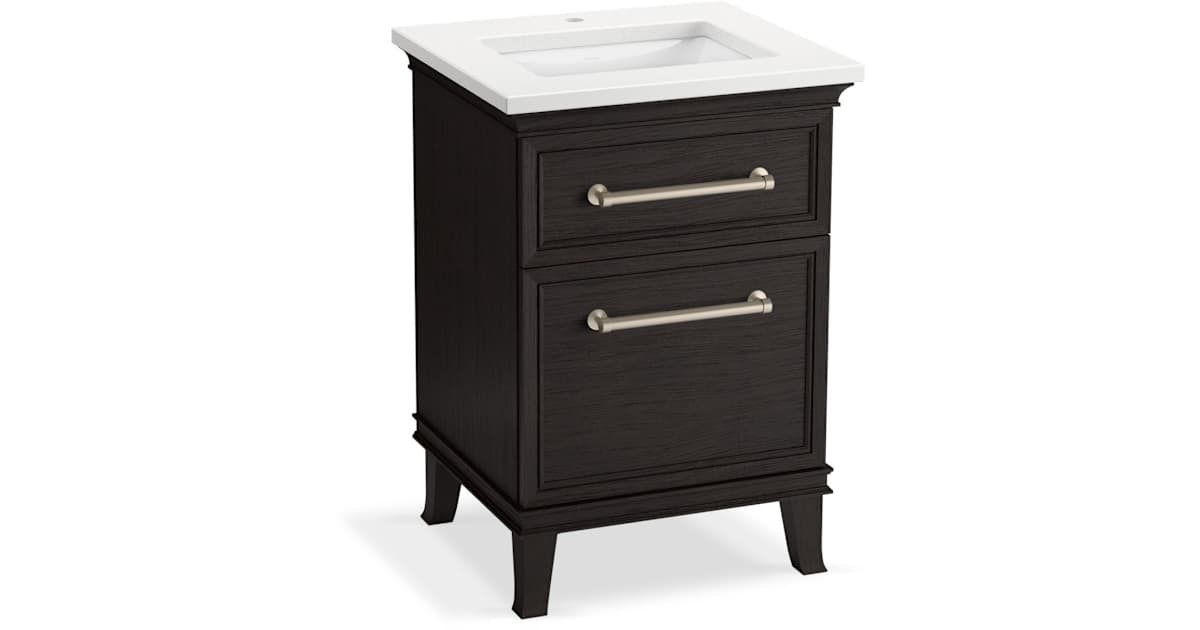 Kohler K-CM29469-BD1-WWN Artifacts 25" Free Standing Single Basin ...