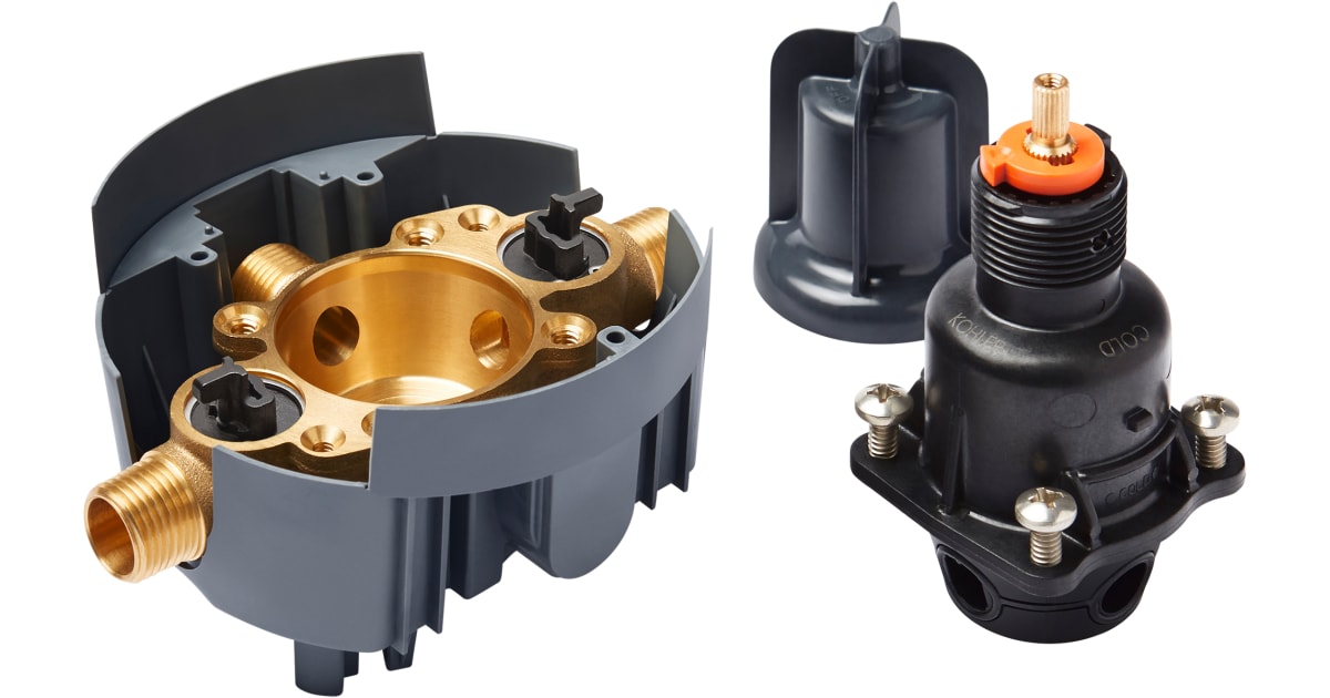 Kohler K-P8304-KS-NA Rite-Temp Pressure Balanced Valve Body and ...
