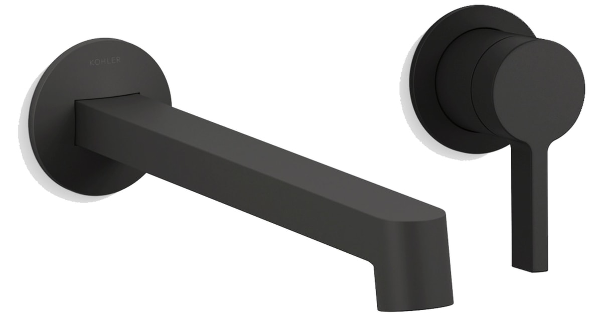 Kohler K-T23889-77980-4-BL Components Single Handle Wall-Mount Bathroom ...