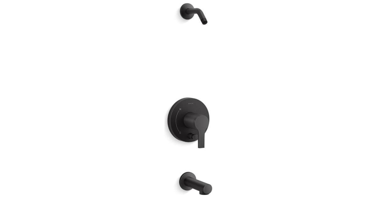 Kohler K-TLS35327-4-BL Elate Tub and Shower Trim Package - Less Shower ...