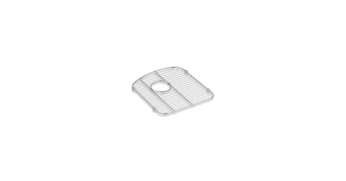 Kohler K-5180-ST Langlade 13-1/2" x 15-1/4" Stainless Steel Right Basin ...