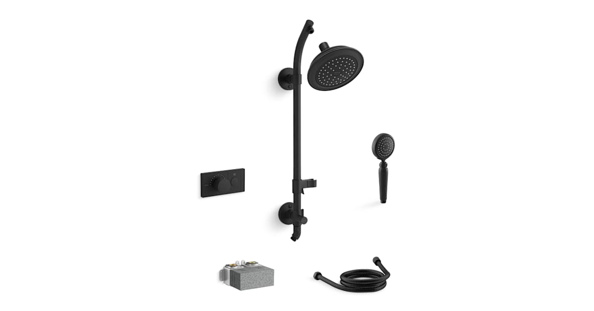 Kohler KSS-Anthem-Artifacts-1Port-BL Artifacts Custom Shower System ...