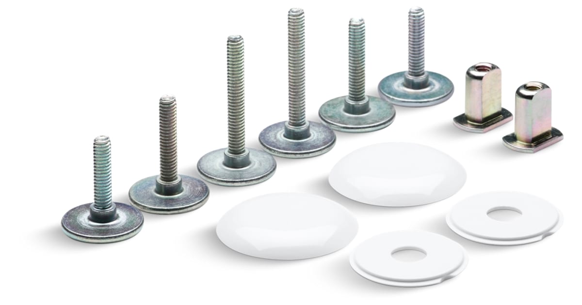 Kohler K-5420-0 Clean Caps Low-Profile Caps for Toilet Bolts | Ferguson ...