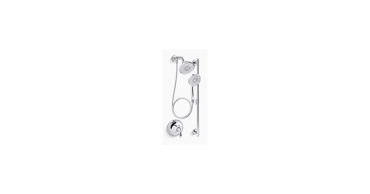 Kohler K-22180-G-CP Forte Performance 1.75 GPM Shower Package ...