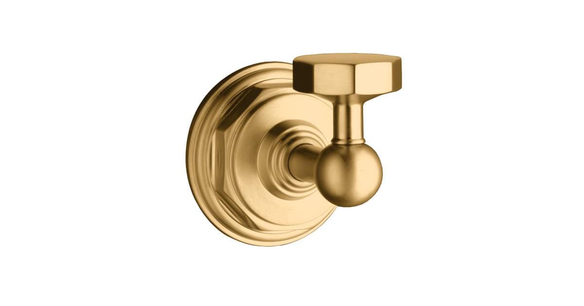 Kohler K-13113-BV Pinstripe Robe Hook | Ferguson Home
