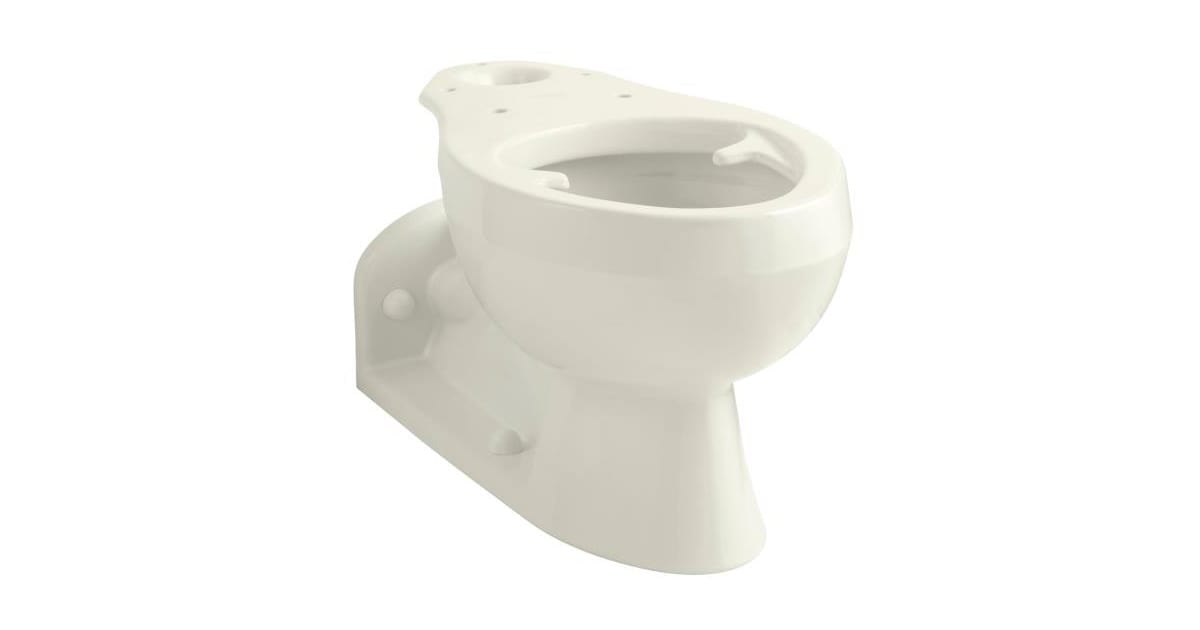 Kohler K-4327-L-96 Barrington Pressure Lite toilet bowl with bedpan ...