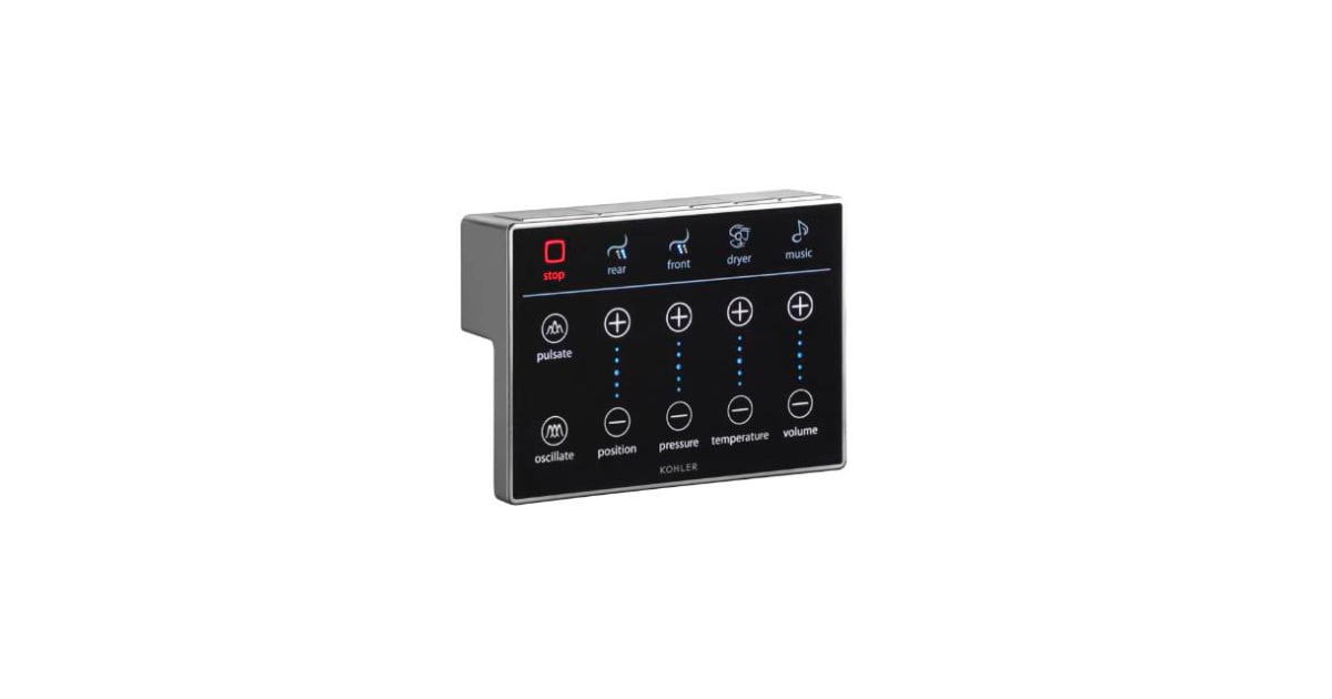 Kohler K-7421-NA Numi Standard Remote Control for the K-3901 Toilet ...