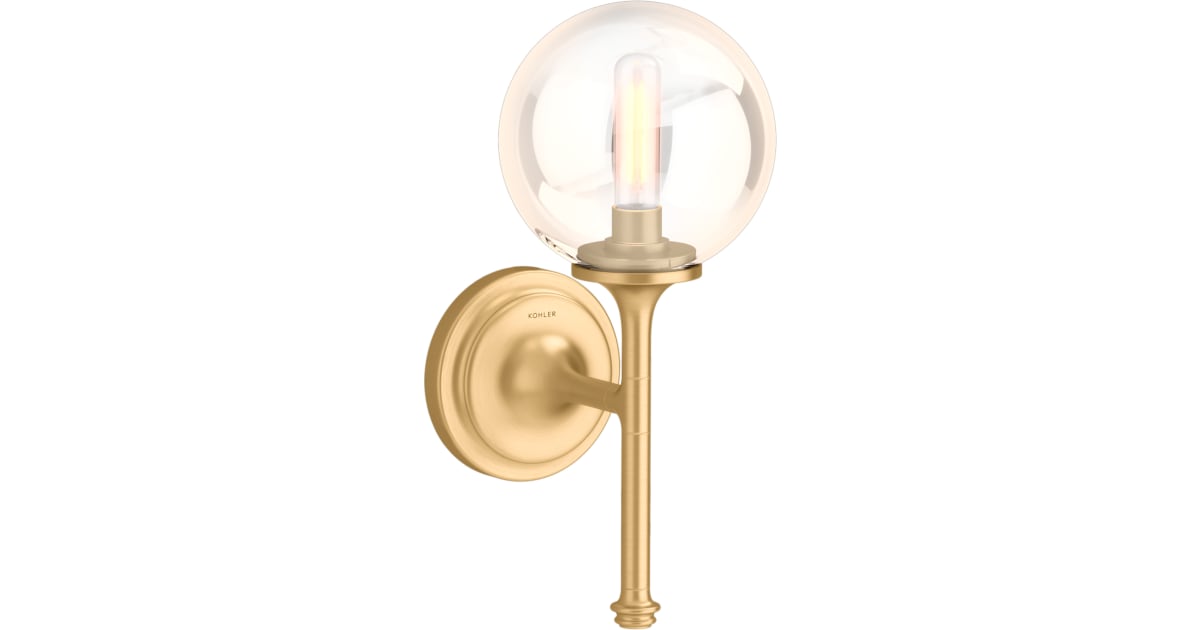 Kohler Lighting 31761-SC01-2GL Bellera 14" Tall Bathroom Sconce ...