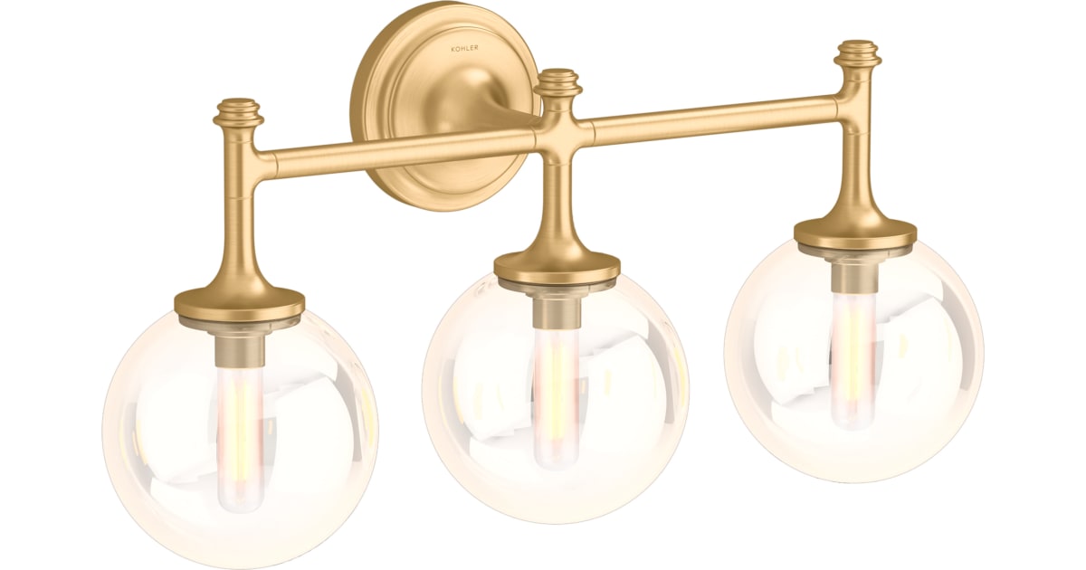 Kohler Lighting 31763-SC03-2GL Bellera 3 Light 22" Wide Vanity Light ...
