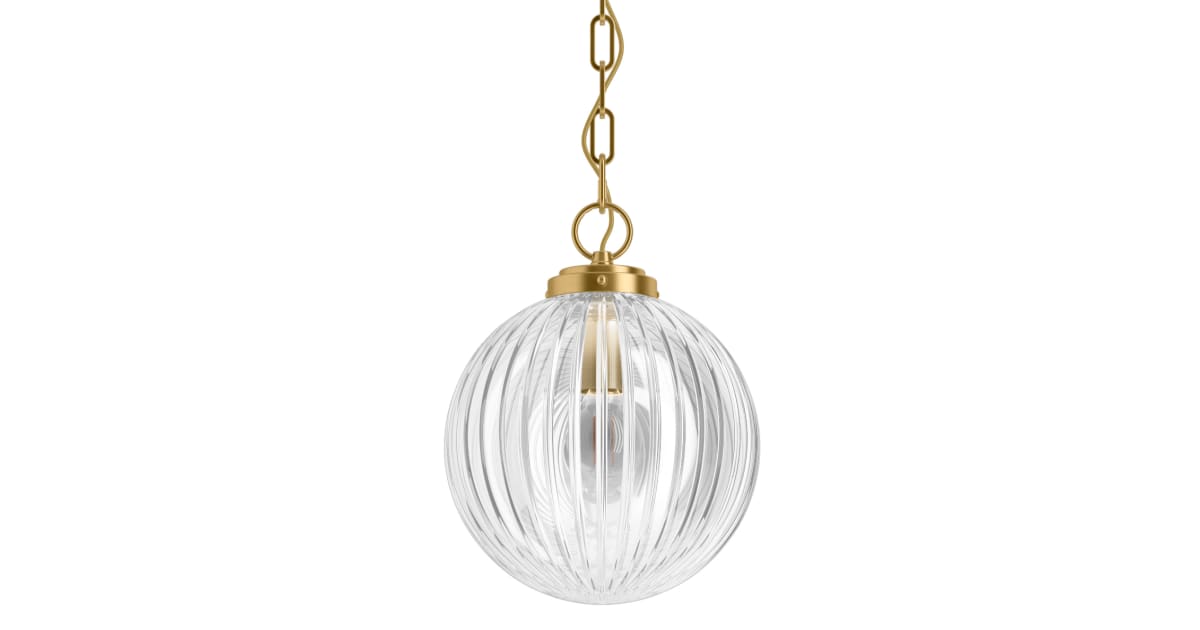 Kohler Lighting 32258-PE01-2GL Embra by Studio McGee 10" Wide Pendant ...