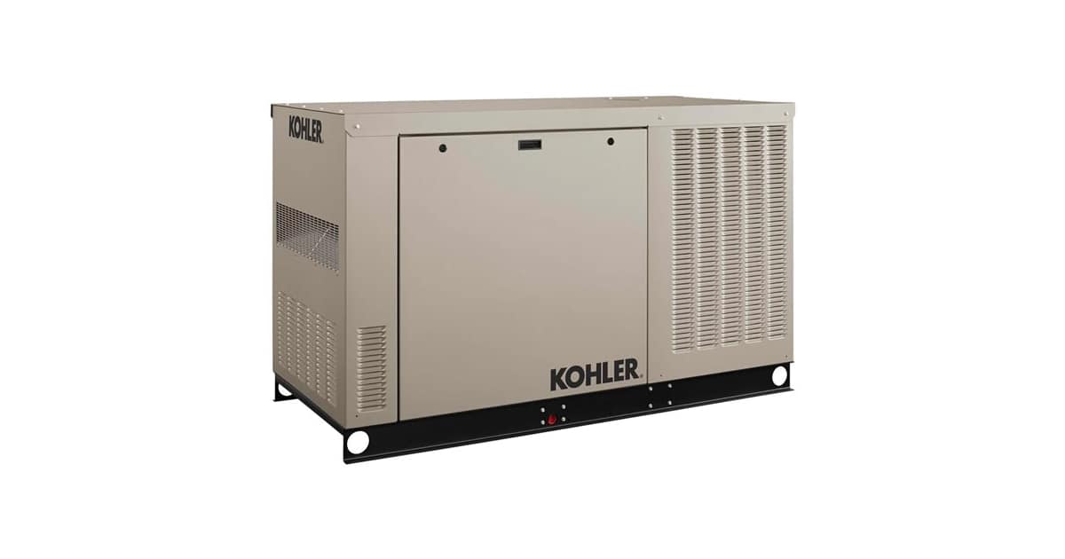 Kohler Power Systems 24RCLA-QS50 RCLA Series 24kW (120 / 240V) Single ...