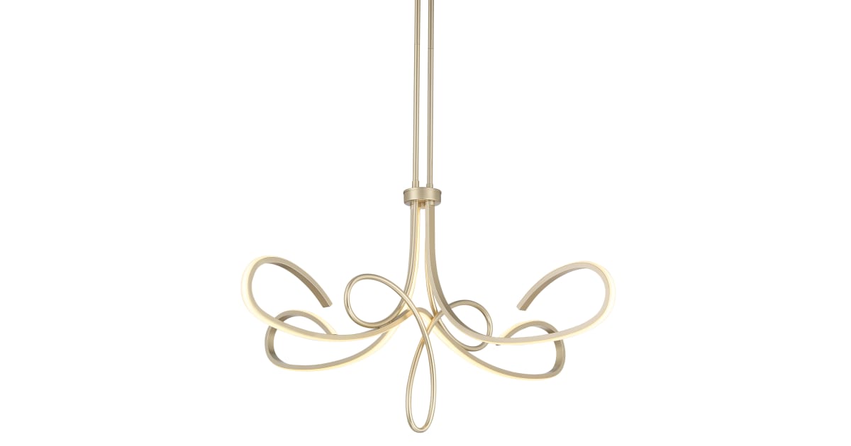 Kovacs P5437-697-L Astor 38" Wide LED Abstract Chandelier | Ferguson Home