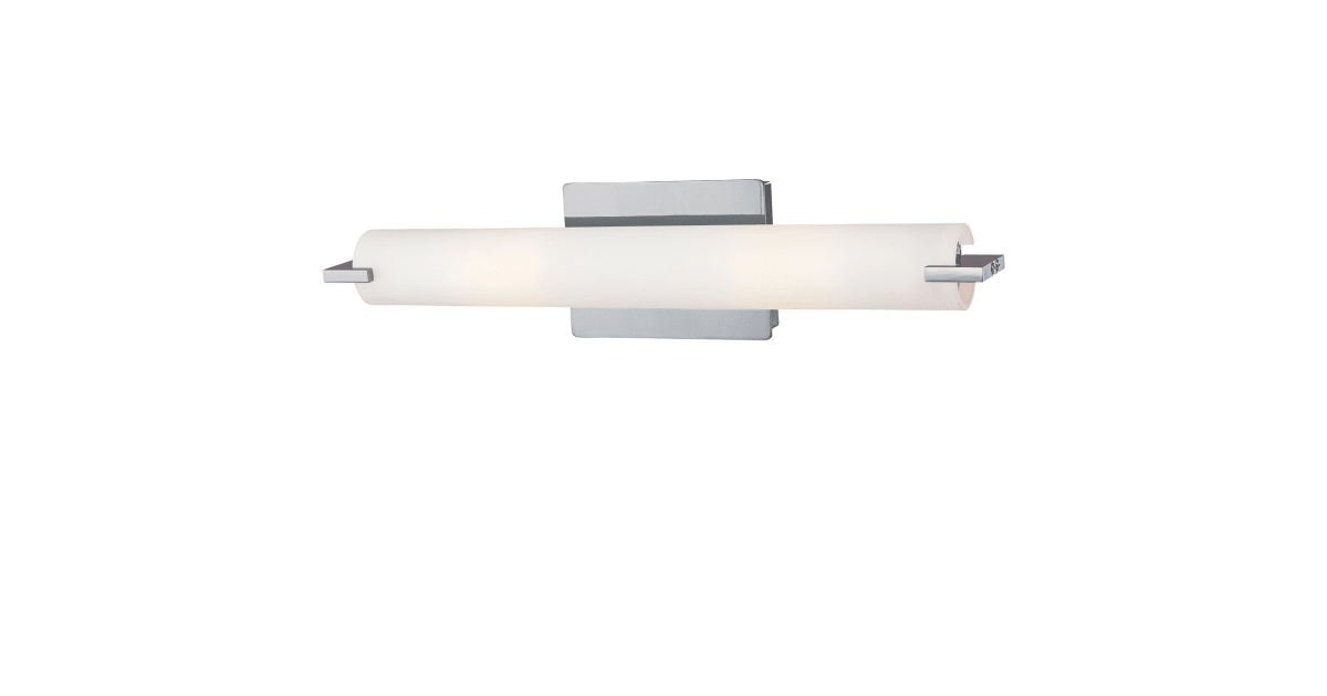 Kovacs P5044-077-PL Tube 2 Light 20-1/2" Wide Bath Bar with Etched Opal ...