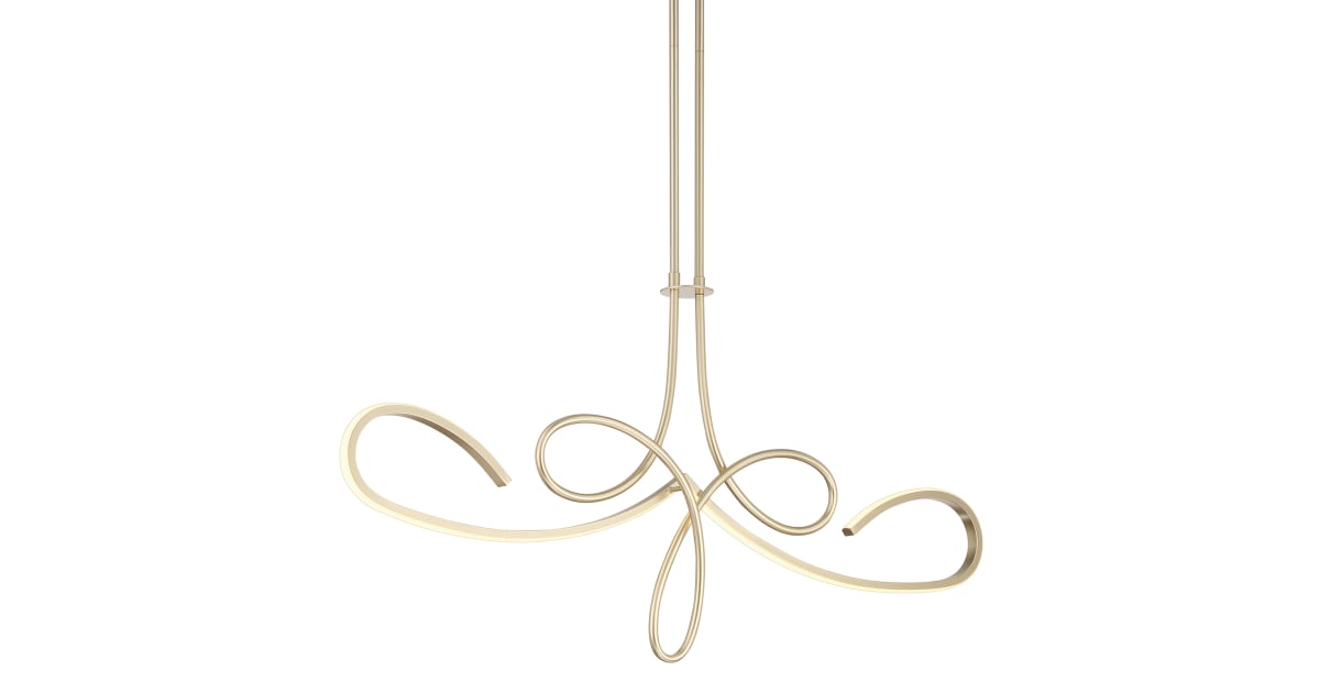 Kovacs P5435-697-L Astor 38" Wide LED Abstract Chandelier | Build.com