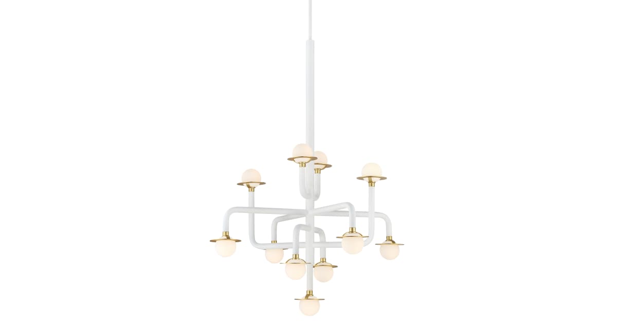 Kovacs P5511-706-L Tubular 11 Light 29" Wide Abstract Chandelier with ...