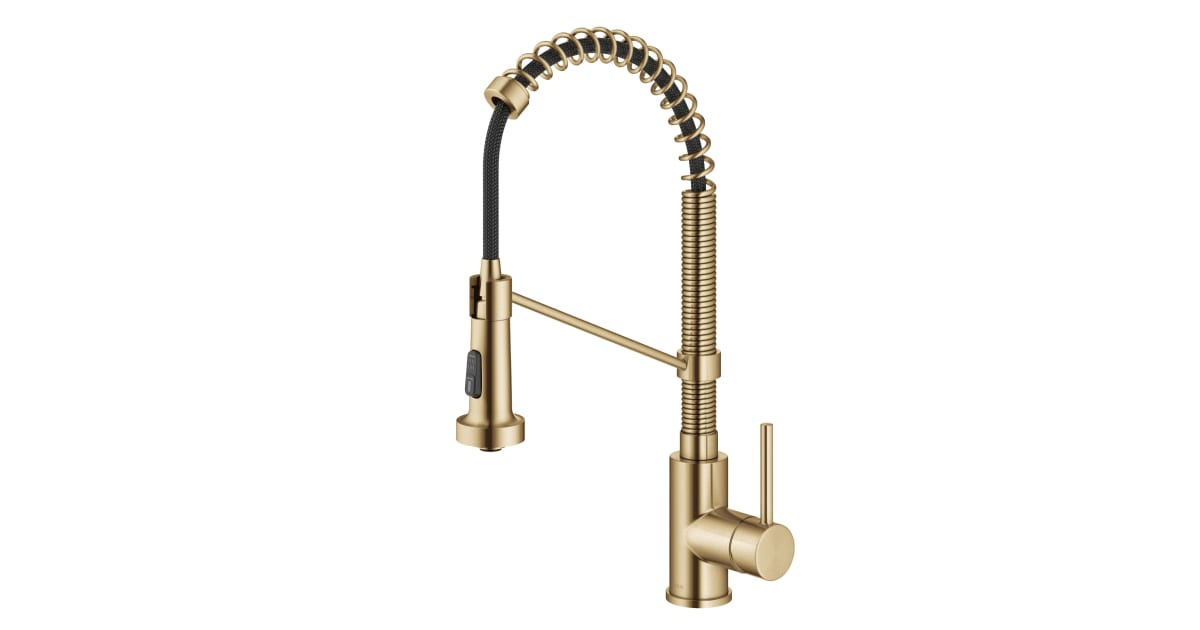 Kraus KPF-1610BB Bolden 1.8 GPM Single Hole Pre-Rinse Pull Down Kitchen ...