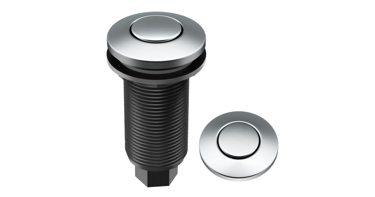 Kraus KWDA-100CH Garbage Disposal Air Switch Kit with Push Button, AC ...