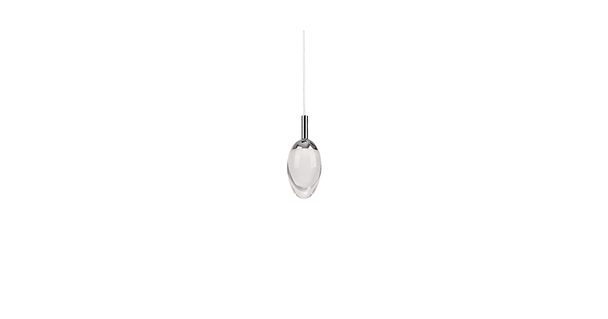 Kuzco Lighting 402901CH-LED Ovo 3" Wide LED Mini Pendant | Ferguson Home
