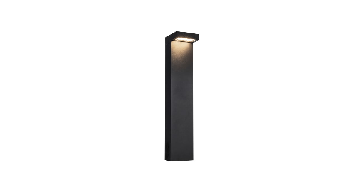Kuzco Lighting EB45624-BK-UNV Single Evans 120, 277V LED Bollard Path ...