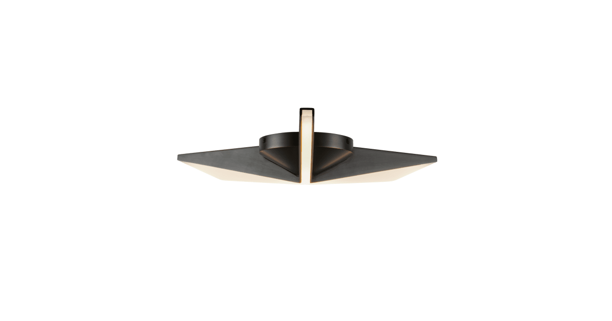 Kuzco Lighting FM64218-UB Tachi 19" Wide LED Flush Mount Ceiling ...