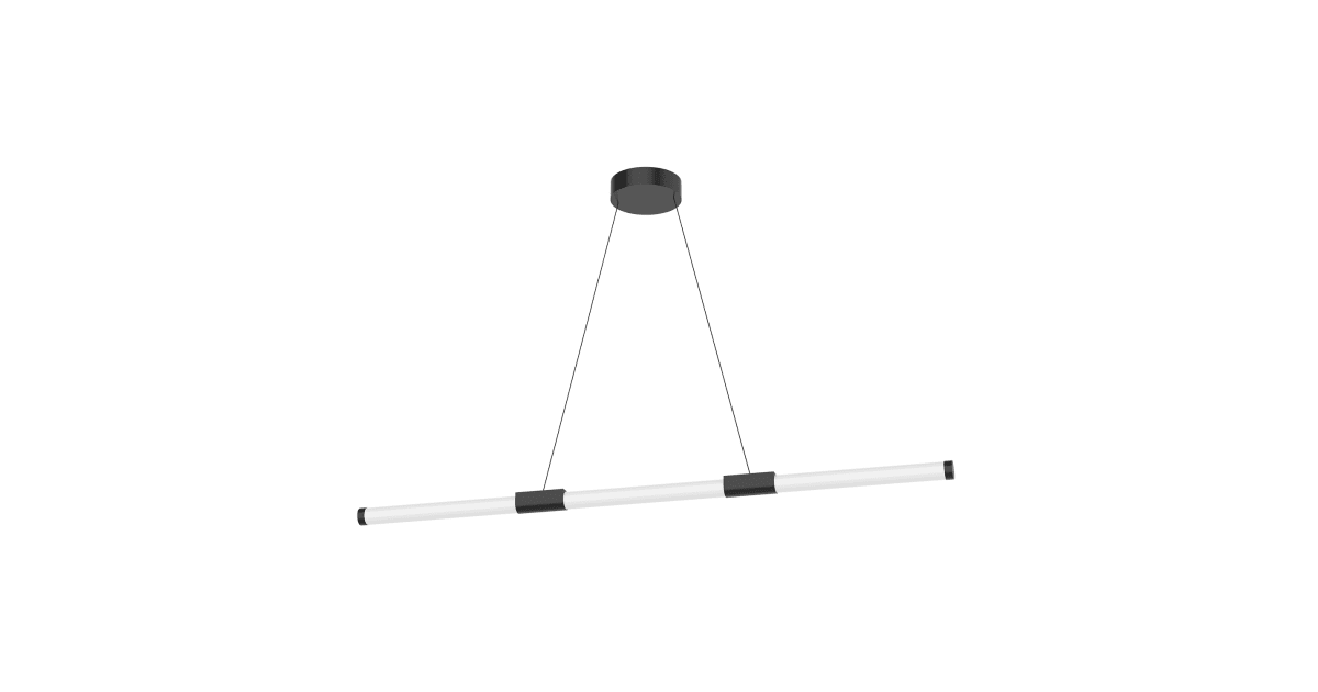 Kuzco Lighting LP18648-BK-UNV Akari 50" Wide LED Suspension Linear ...