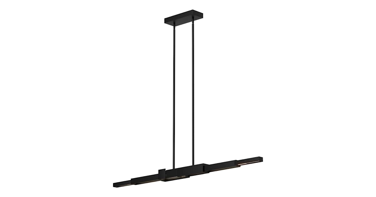 Kuzco Lighting LP29560-BK-UNV Enzo 60" Wide LED Linear Pendant ...