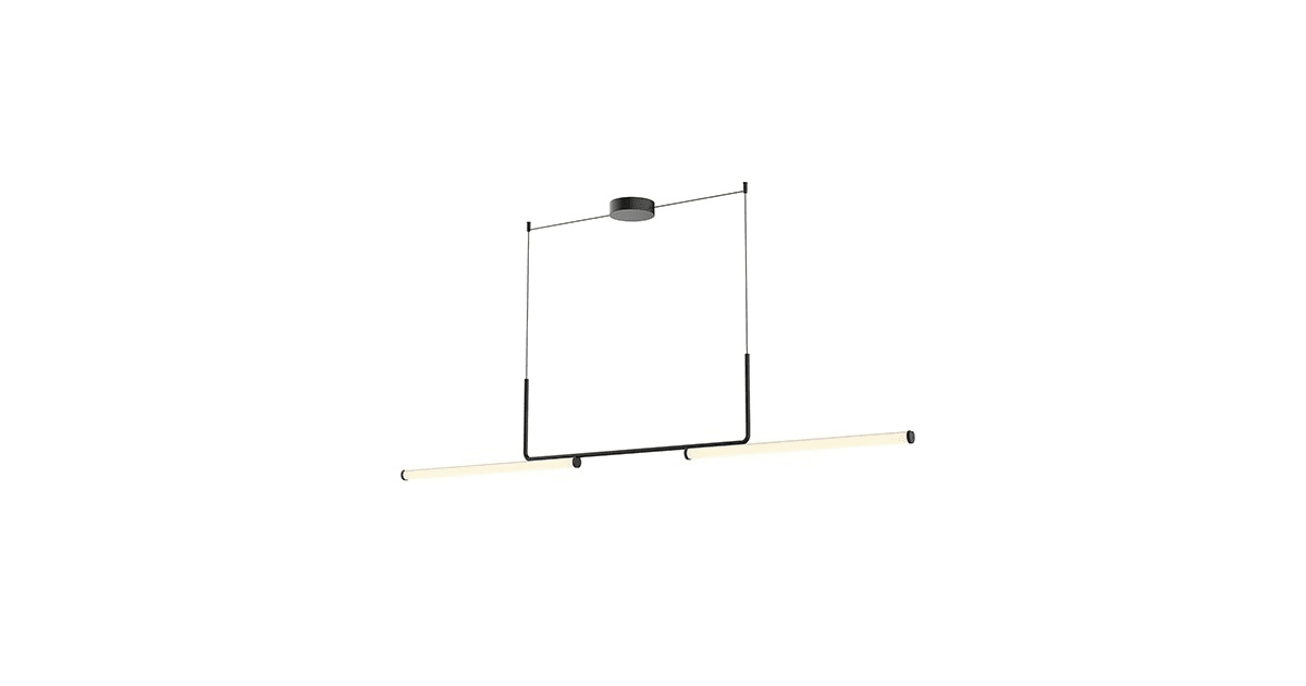 Kuzco Lighting LP73073-BK Vesper 73" Wide LED Suspension Linear Pendant | Ferguson Home