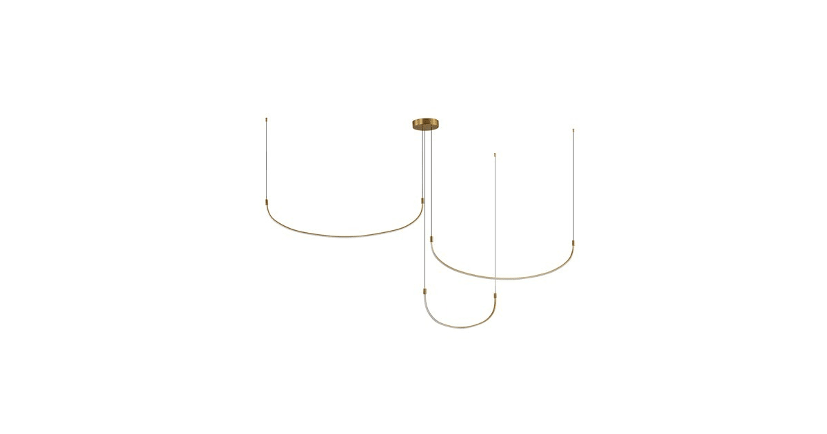 Kuzco Lighting MP89370-BG-UNV Talis 71" Wide LED Suspension Linear ...