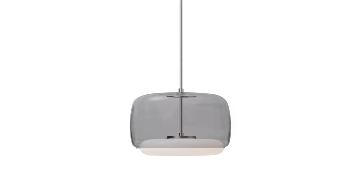 Kuzco Lighting PD70615-SM/BN-UNV Enkel 15" Wide LED Pendant | Ferguson Home