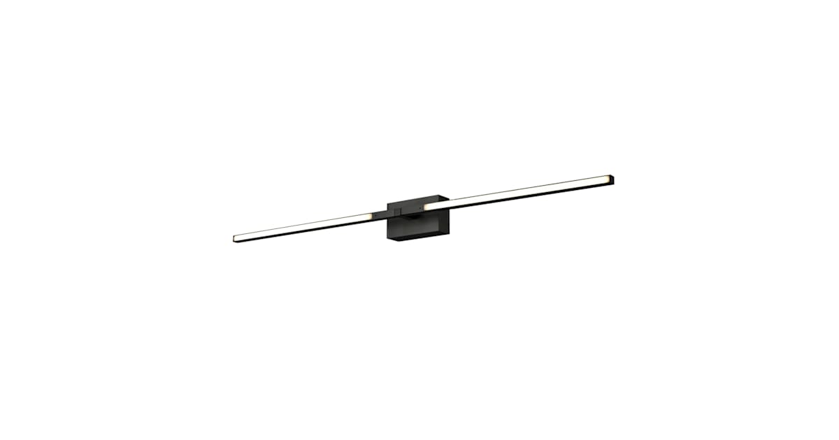 Kuzco Lighting WS25336-BK-UNV Pandora 36" Wide 3000K LED Wall Sconce ...