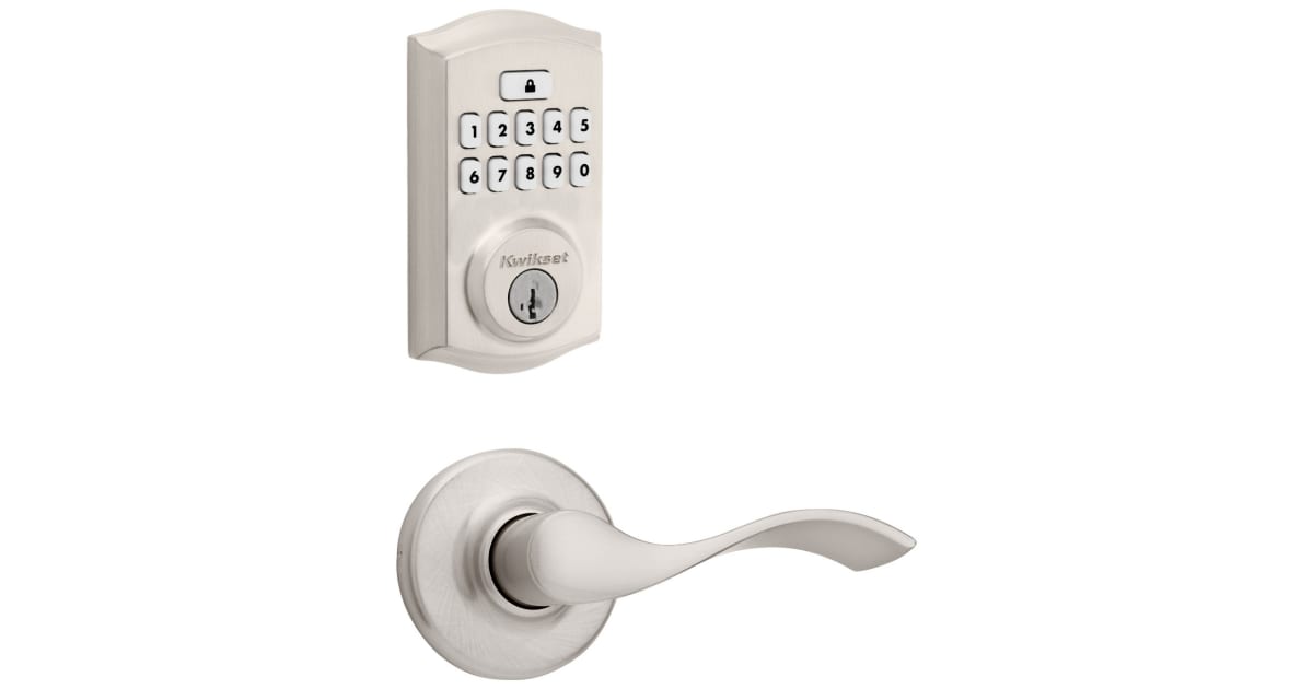 Kwikset 200BL-9260TRL-15S Balboa Passage Lever Set and Electronic ...