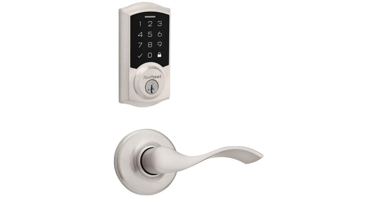 Kwikset 200BL-9270TRL-15S Balboa Passage Lever Set and Electronic ...