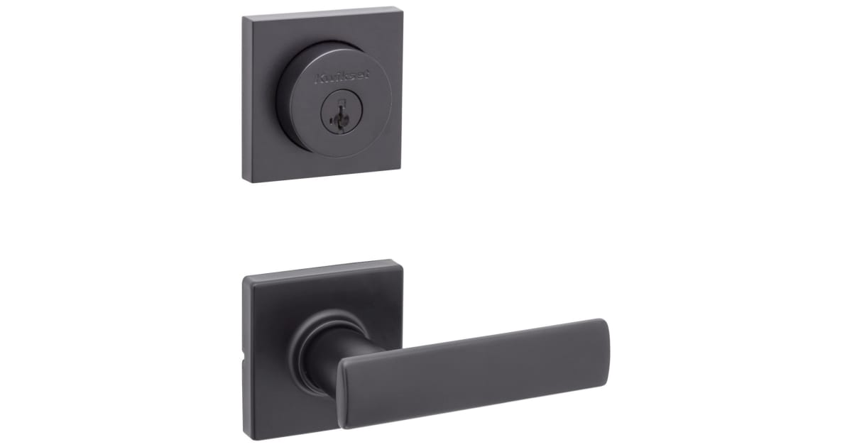 Kwikset 200BRNLSQT-158SQT-514S Breton Passage Lever Set and Single ...